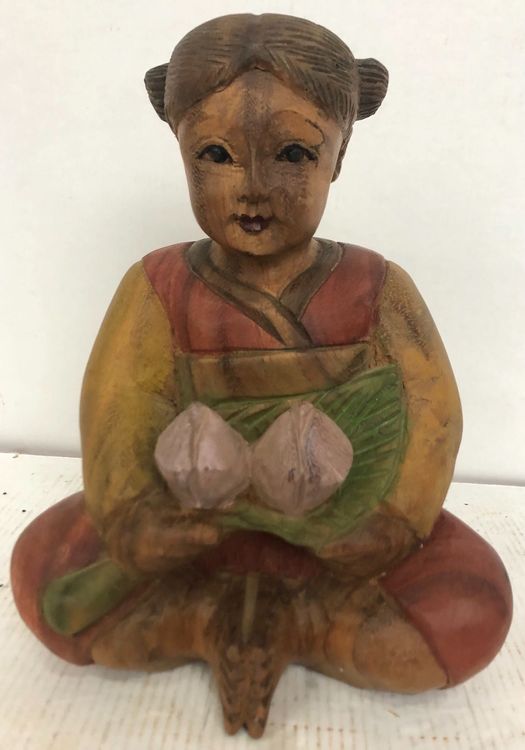 Alte Asiatische Holz Skulptur (Gebraucht) in Root für CHF 105 – mit Lieferung auf Ricardo kaufen