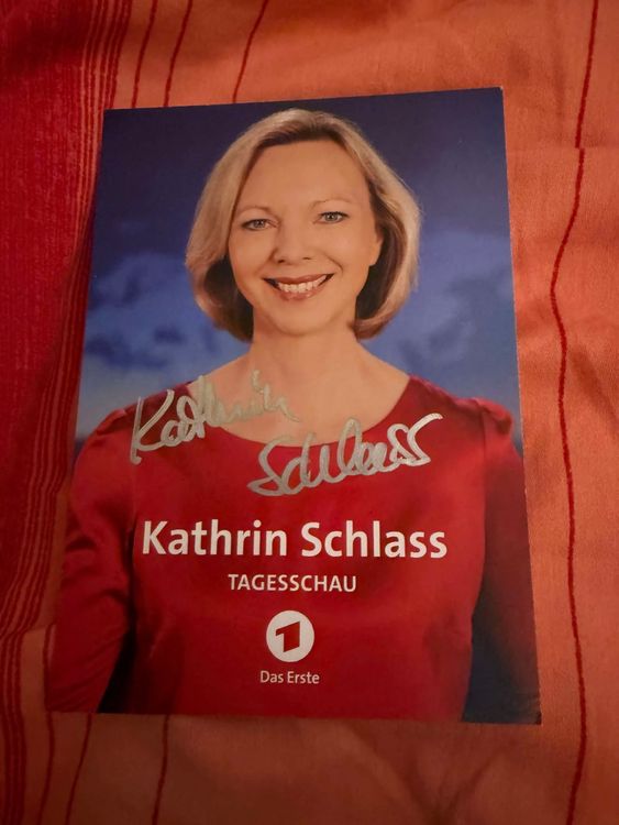 Signiertes Foto: Kathrin Schlass Tagesschau (Gebraucht) in Rüschlikon ...