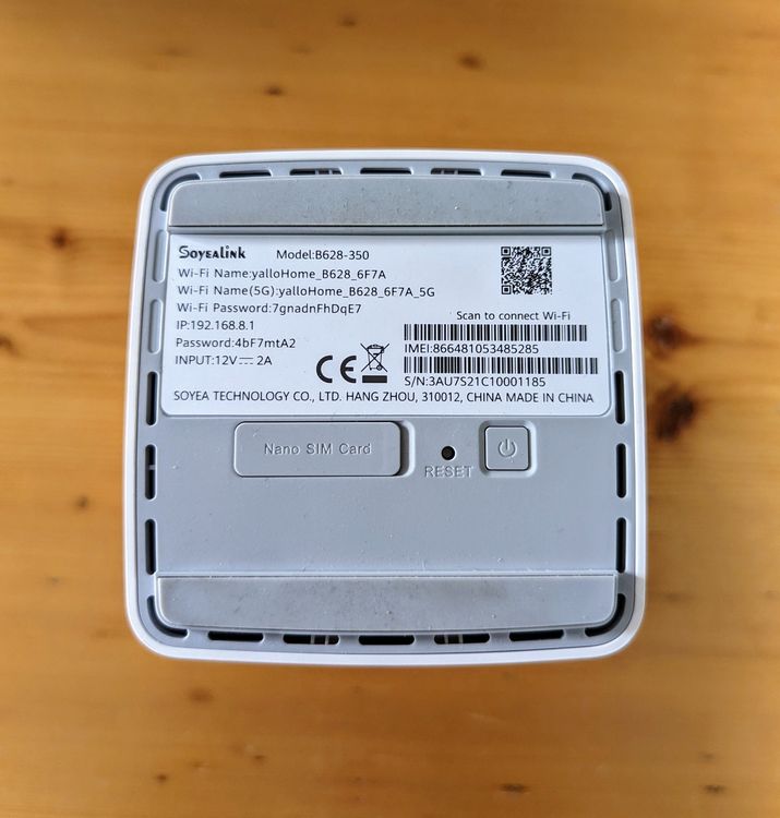 Yallo 4G Router CPE Pro 3 High-Speed LTE ohne SIM-Lock (Neu und ...