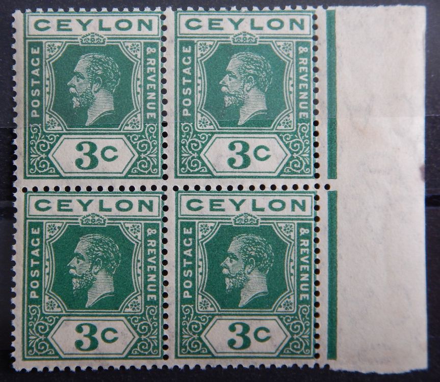 Ceylon British Kat. SG. 302w ** 1912 Inverted WM Kat. 84 £ (Gebraucht ...