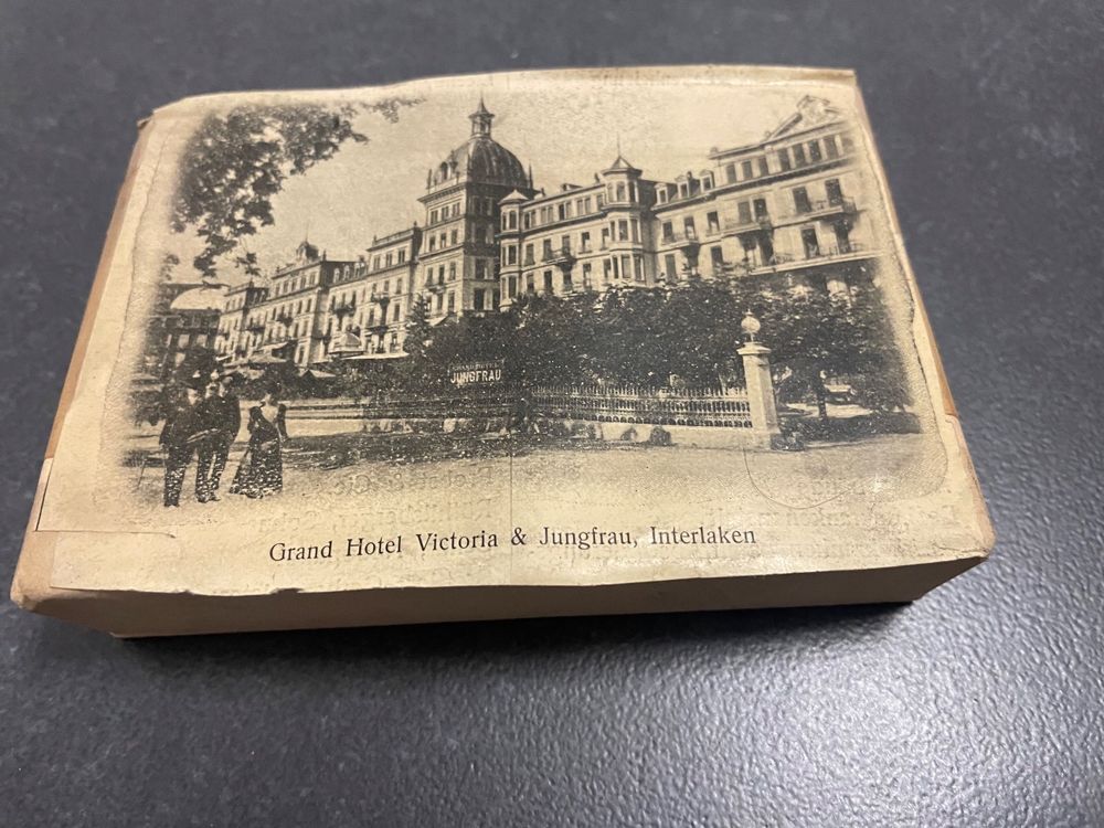 Antik Stempel Grand Hotel Viktoria & Jungfrau Interlaken | Kaufen auf ...