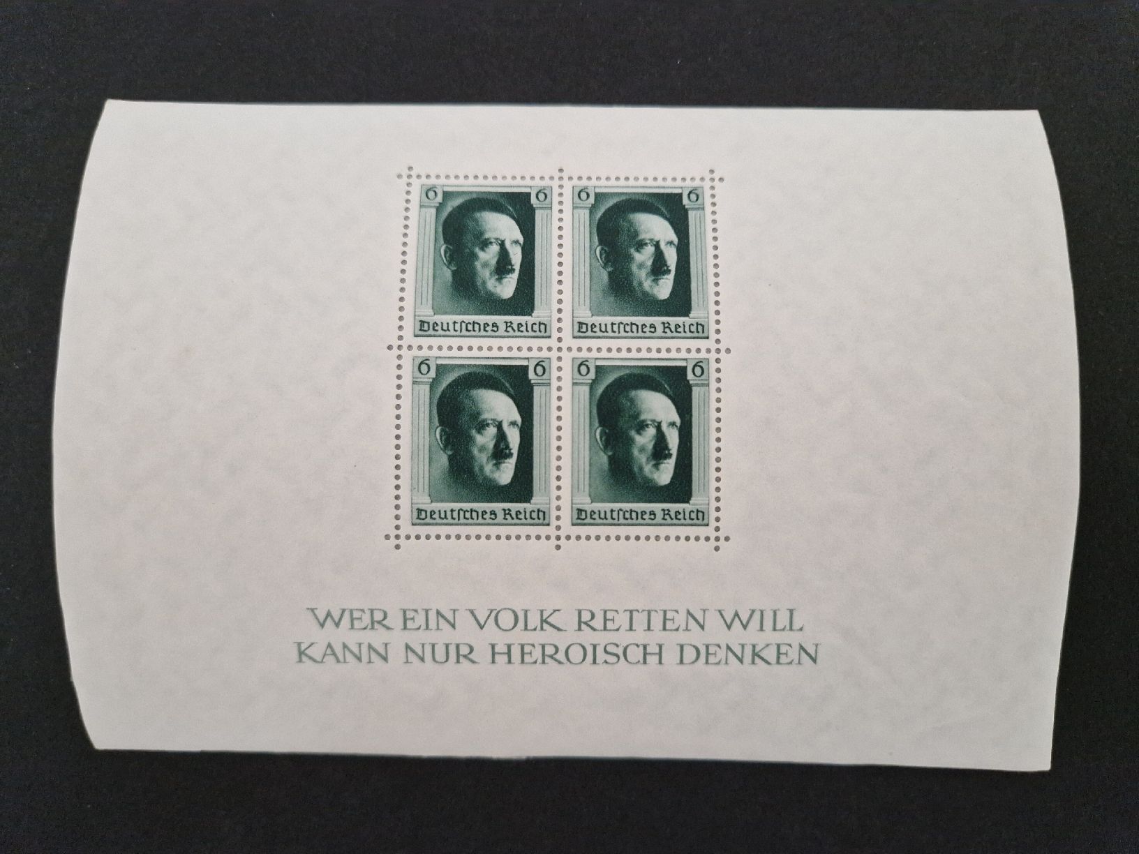 Deutsches Reich Briefmarken Adolf Hitler Block 7 1937 (Neu (gemäss ...