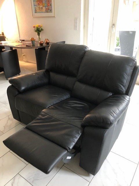Leder-Sofa 2er, verstellbar | Kaufen auf Ricardo
