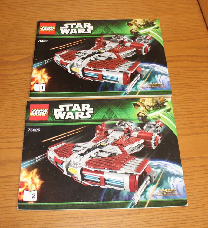 Lego Anleitung Star Wars 75025 / KEINE Steine KEINE Figuren | Kaufen ...