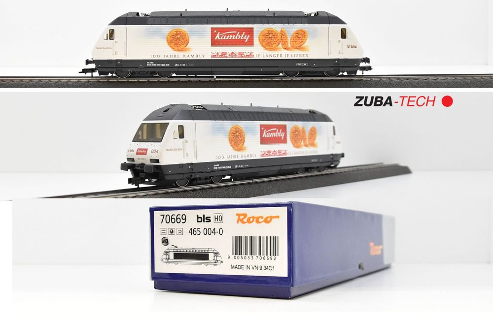 Roco 70669 E-Lok Re 460 Kambly BLS H0 GS Digital mit OVP (Gebraucht) in ...