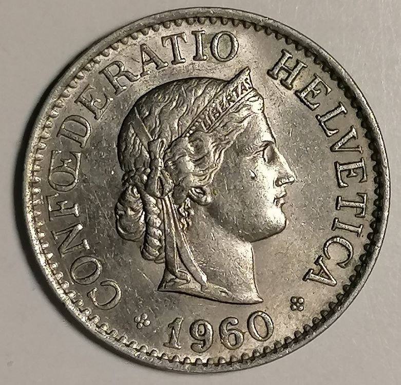 10 Rappen Schweiz 1960 (Gebraucht) in Stalden (Sarnen) für CHF 0.7 – mit Lieferung auf Ricardo ...