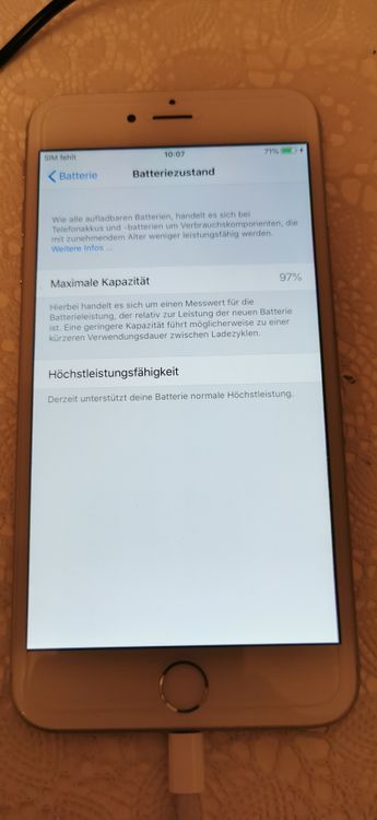 Iphone 6 Plus (Gebraucht) in Lyss für CHF 30 – mit Lieferung auf Ricardo kaufen
