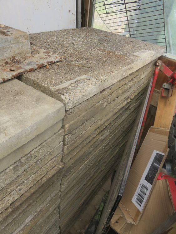 Bodenplatten 🤩Waschbeton Kieselplatten ca. 20 stk. | Kaufen auf Ricardo