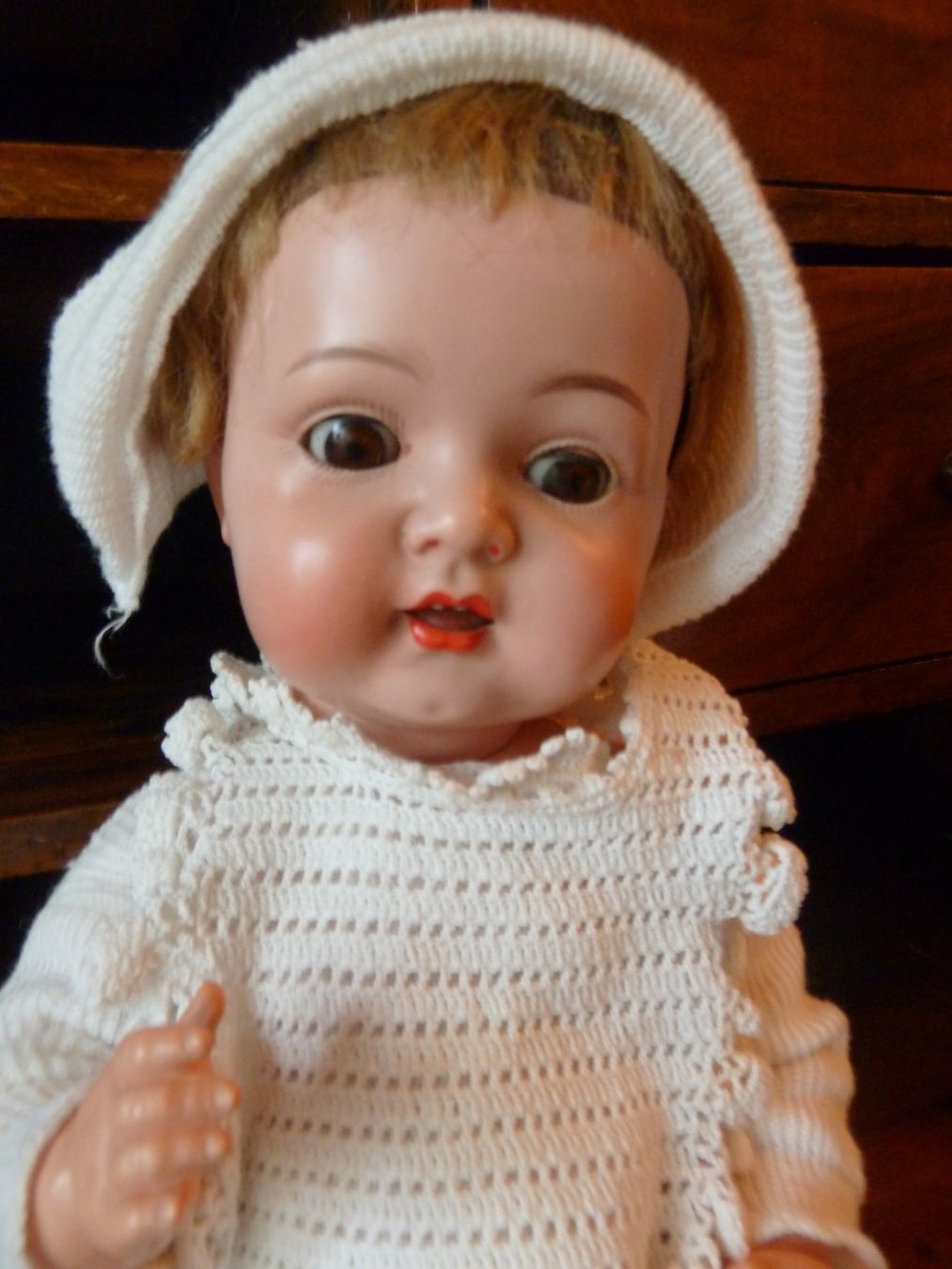 Antike ZelluloidPuppe von Kämmer und Reinhardt, 38cm, 1915 (Gebraucht ...