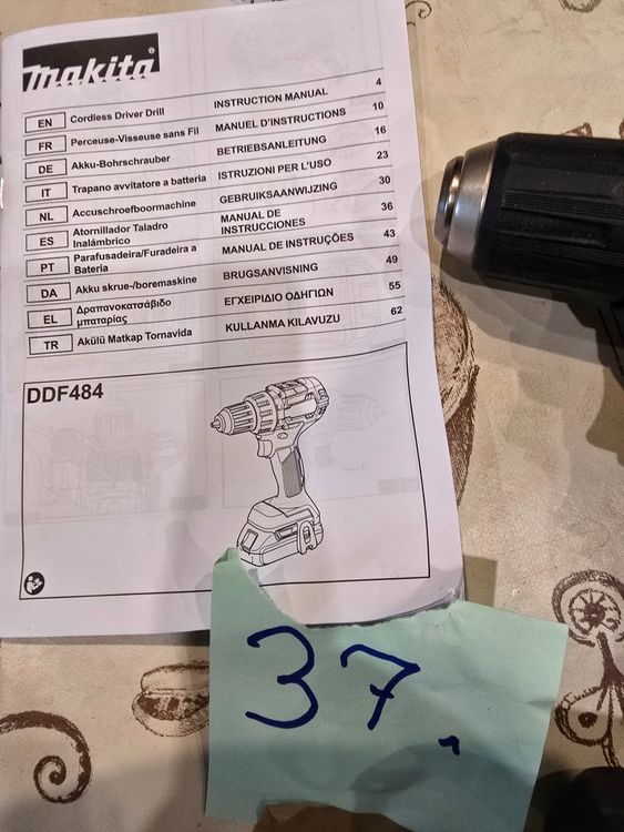 Makita DDF484 Black Edition Akku-Bohrmaschine 18V ohne Akku (Neu (gemäss Beschreibung)) in ...