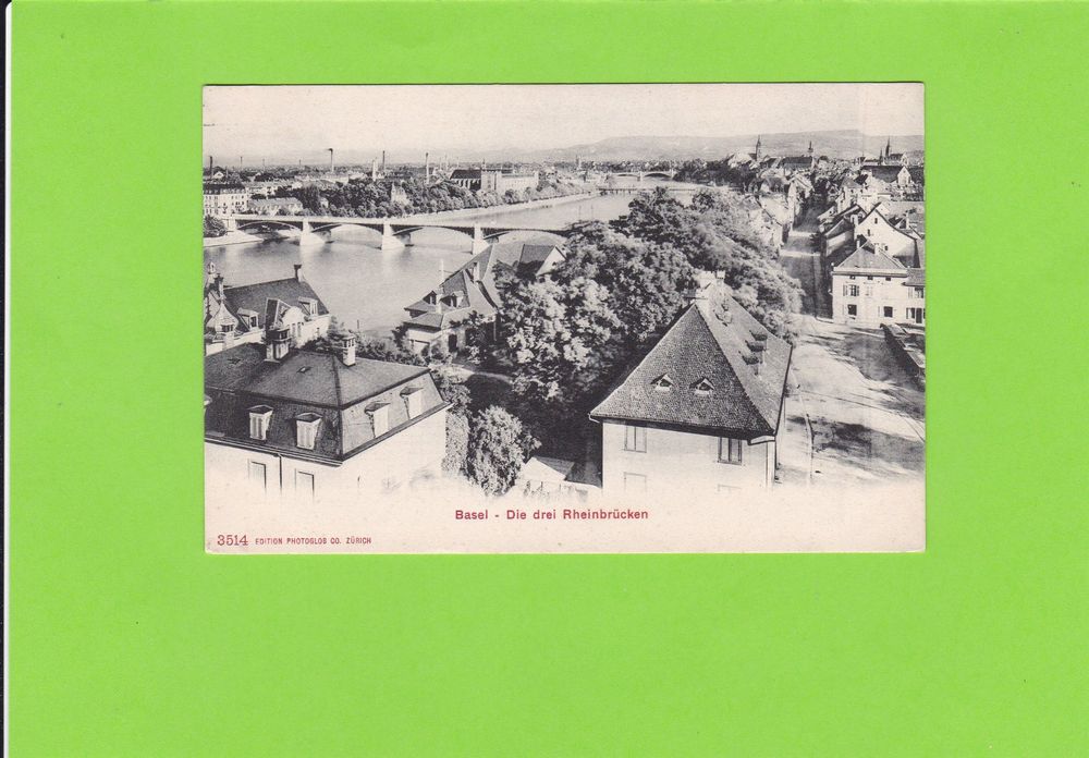 Basel-die drei Rheinbrücken (Gebraucht) in St. Peterzell für CHF 1 – mit Lieferung auf Ricardo ...