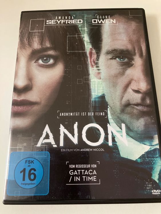 Anon (DVD) 2018 Clive Owen, Amanda Seyfried (Gebraucht) in Arbon für CHF 4 – mit Lieferung auf ...