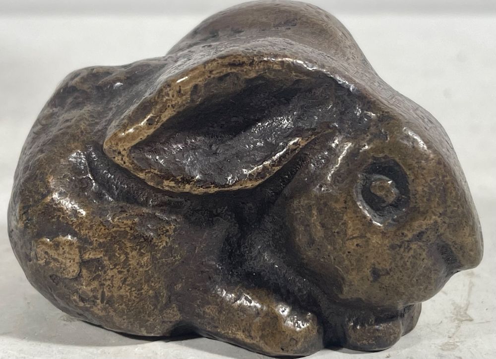20.Jh internationale Schule Hase Skulptur aus Bronze (Gebraucht) in Root für CHF 54 – mit ...