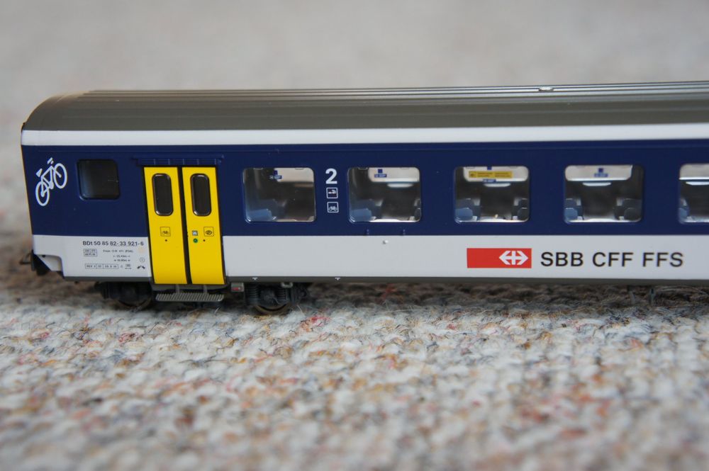 PIKO H0 aus 96830 SBB Steuerwagen, NPZ-Farben, GS, wie neu | Kaufen auf ...