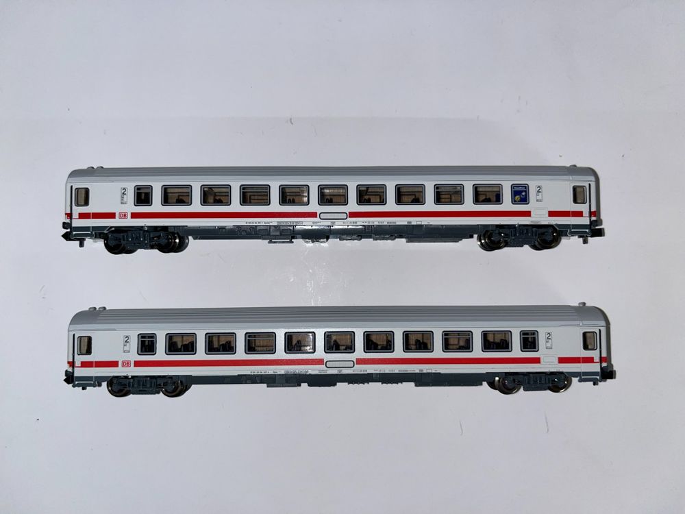 2x Roco Spur N DB Intercity Wagen 2 Klasse helles Dach (Gebraucht) in ...
