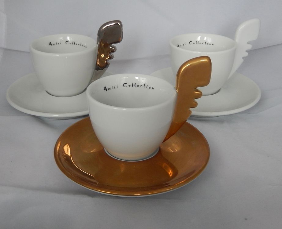 3 Amici / ILLY Art Collection 1998 VeneXIA GOLD PLATIN WHITE | Kaufen ...