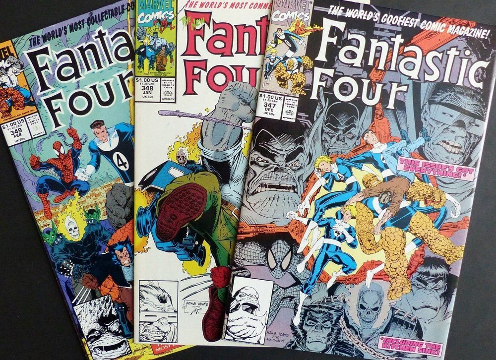 FANTASTIC FOUR 347-349 1ST NEW F4 PUNISHER COMPLETE 3 PART (Gebraucht ...