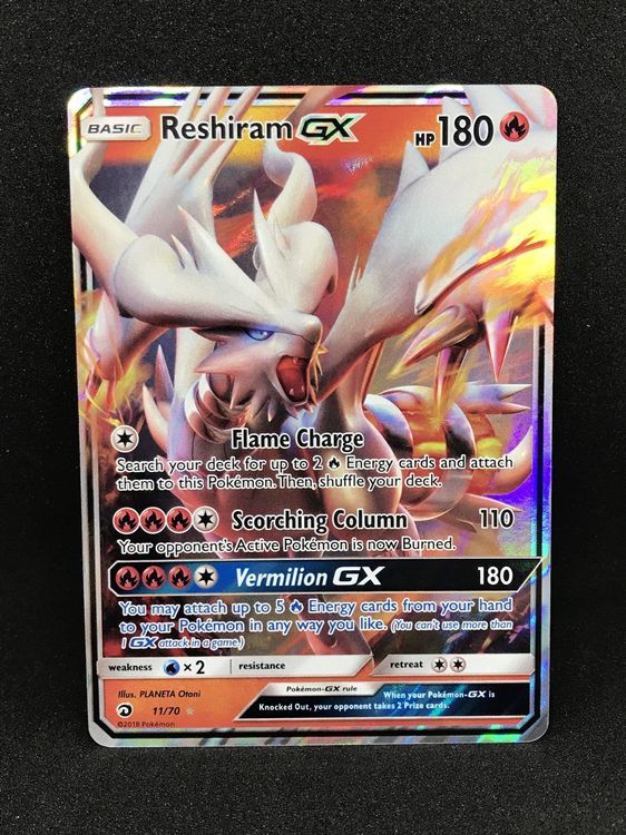 Reshiram GX Full Art - Pokemon-Karte | Kaufen auf Ricardo