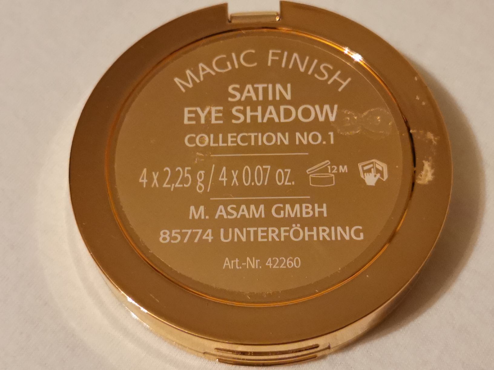 M. Asam Satin Eye Shadow (Neu und originalverpackt) in Schlieren für ...