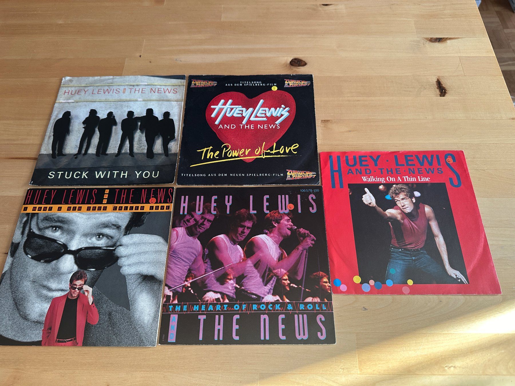 HUEY LEWIS & THE NEWS tolle Singles Top Back to the future (Gebraucht ...