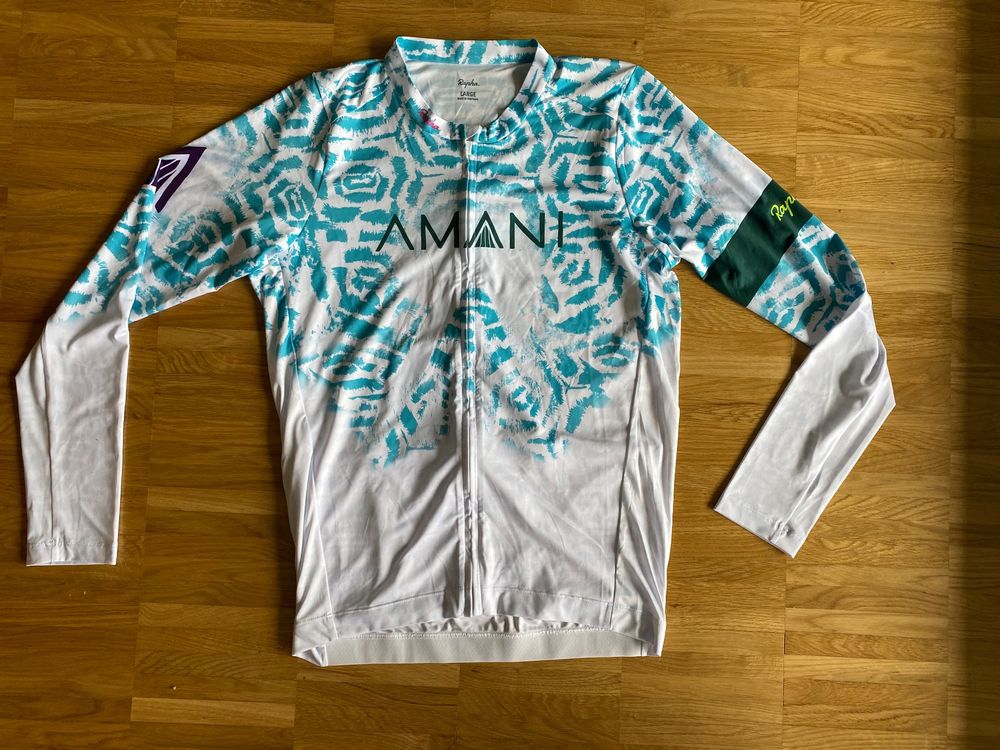 AMANI Men's Pro Team Long Sleeve Lightweight Rapha Jersey (Neu (gemäss ...