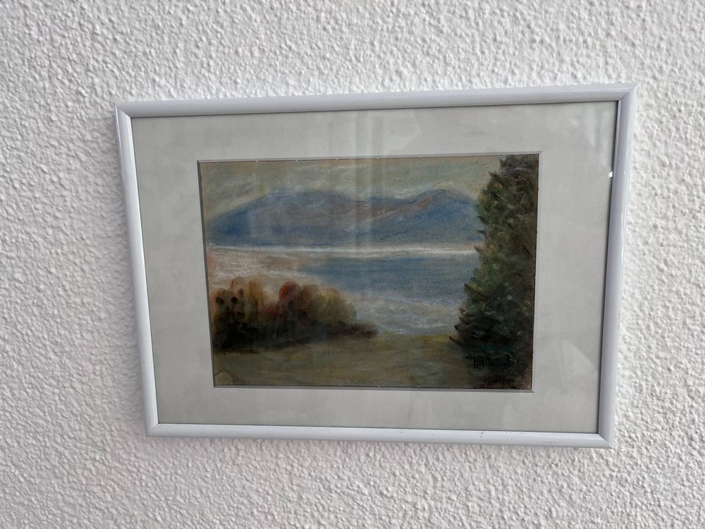 Aquarell Stillleben „Halwiller See“ Ernst Hunziker (Gebraucht) in ...
