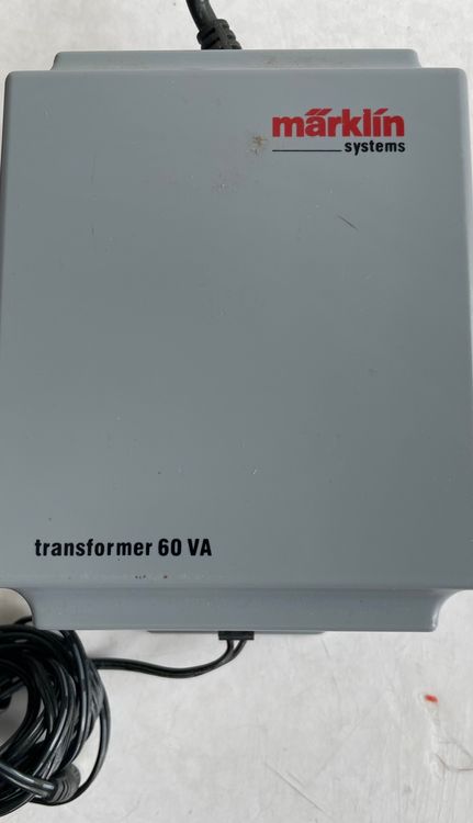 Modell Eisenbahn Märklin Systems Transformer 60 VA Versorgun | Kaufen ...