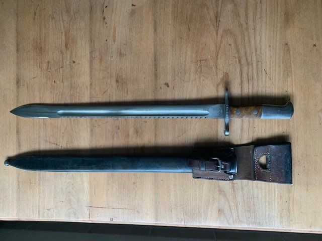Bajonett / Faschinenmesser 1914, CH-Armee Nr. 683352 | Kaufen auf Ricardo