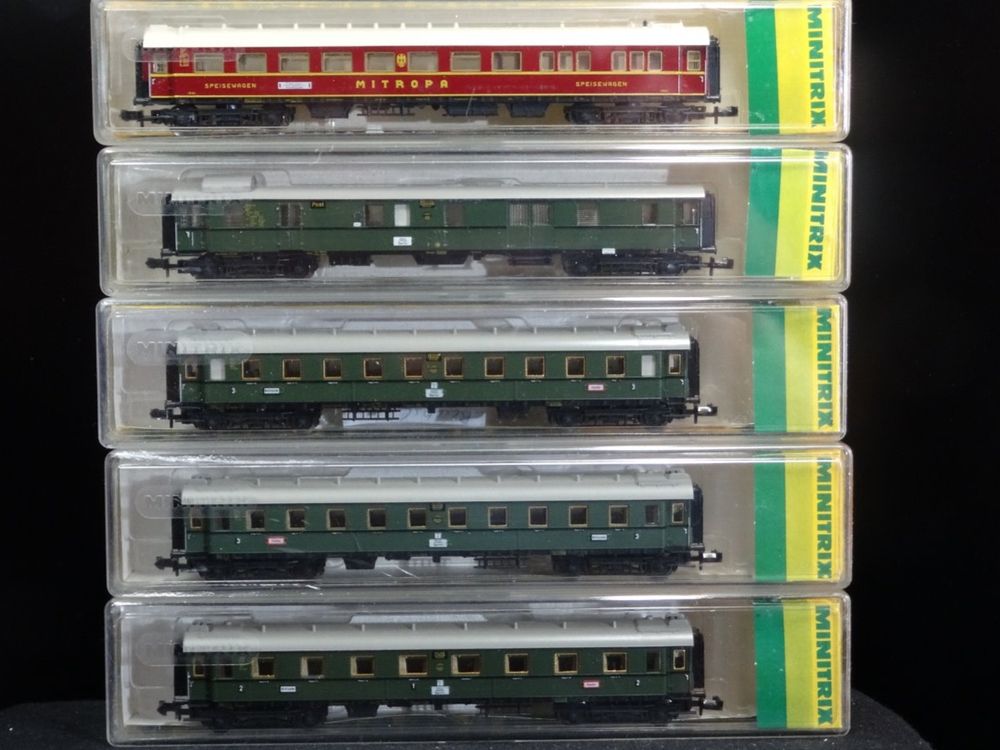 Minitrix, DRG, 513150, 2x 513151, 53152, 513154, Vitrine (Neu (gemäss ...