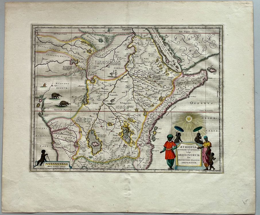 Aethiopia Superior vel Interior vulgo Abissinorum - 1684 | Kaufen auf ...