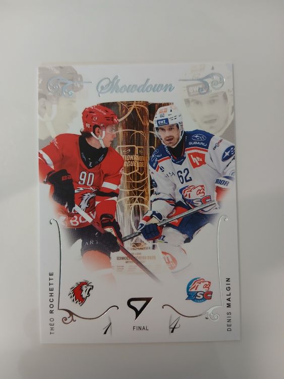 Playoff showdown Theo Rochette and Denis Malgin (Neu (gemäss ...