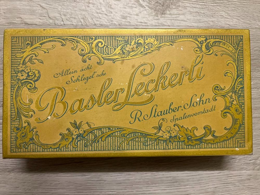 LETZTE PREISREDUKTION R. Stauber Sohn, Basler Läckerli Dose! (Gebraucht) in Reinach BL für CHF ...