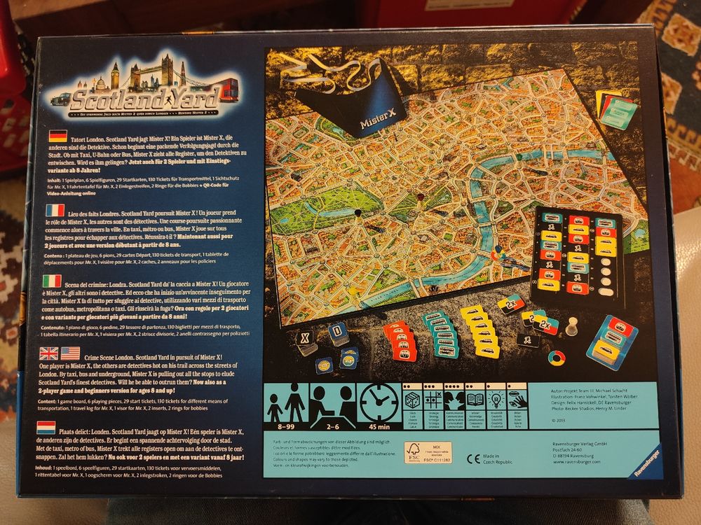 Brettspiel Scotland Yard Neu und ungespielt! (Q) (Neu (gemäss Beschreibung)) in Rorschach für ...