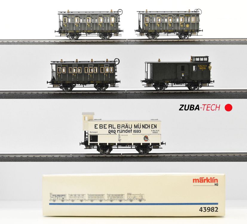 Märklin 43982 Bayerischer Personenzug K.Bay.Sts.B H0 mit OVP (Gebraucht ...