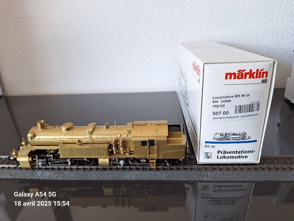 Märklin HO Delta /digital. Locomotive à vapeur BR 86 Gold (Neu und ...