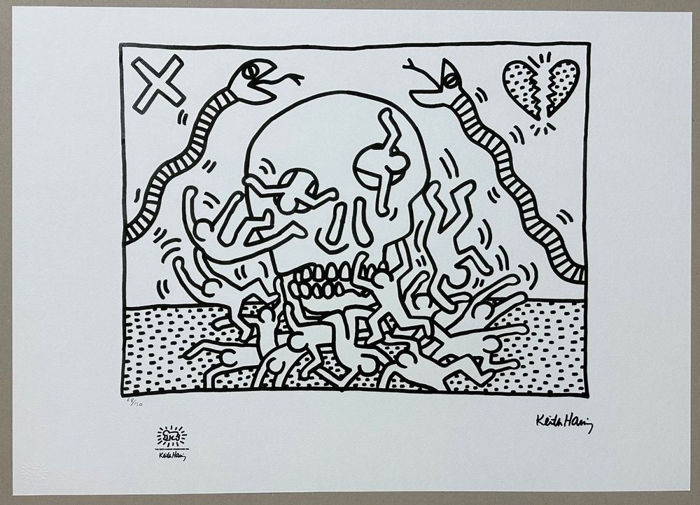 Keith Haring: Untitled, POP Art 68/150 (Neu (gemäss Beschreibung)) in Meilen für CHF 59 – mit ...