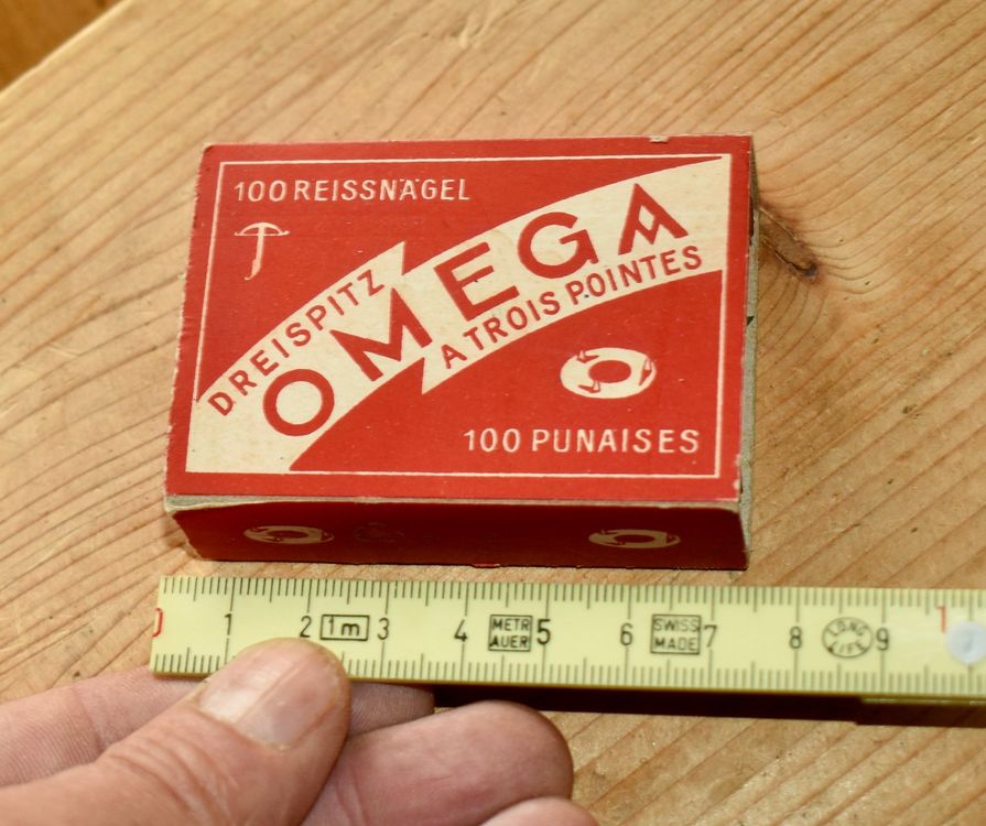 VINTAGE Omega Dreispitz REISSNÄGEL m/Inhalt (Gebraucht) in Pfaffhausen ...