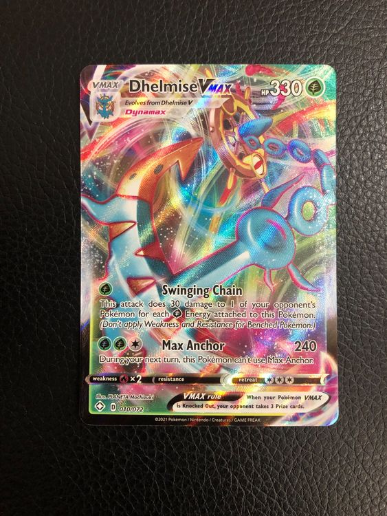 Shining Fates Dhelmise Vmax 10/72 NM Ab 1 (Gebraucht) in Paradiso für ...