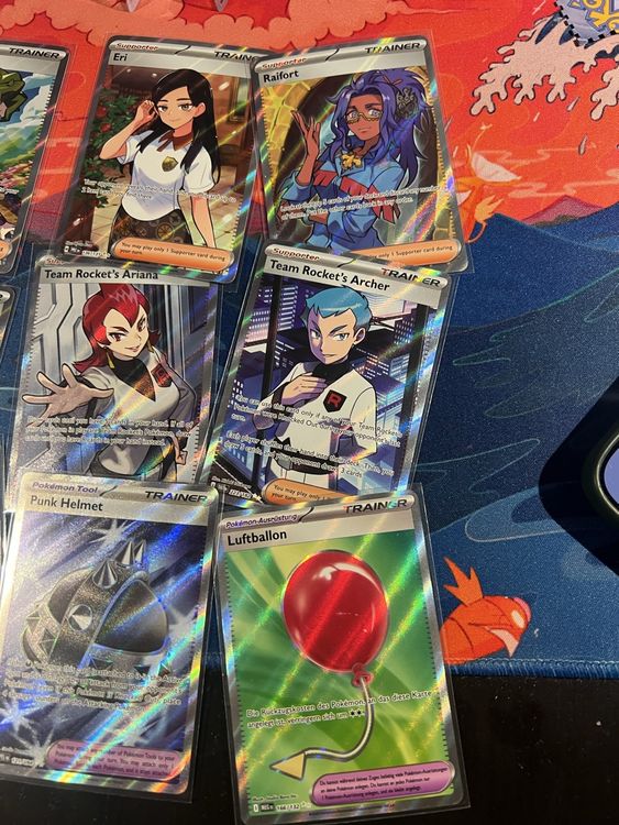 Pokemon Karten Sammlung: Seltene Full Art Trainer Karten (Neu (gemäss ...