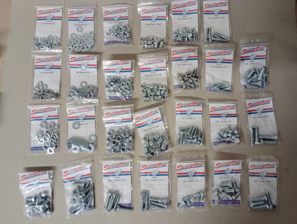 UNF Schrauben Zollschrauben Zollgewinde Sortiment 400-teilig (Neu und originalverpackt) in ...