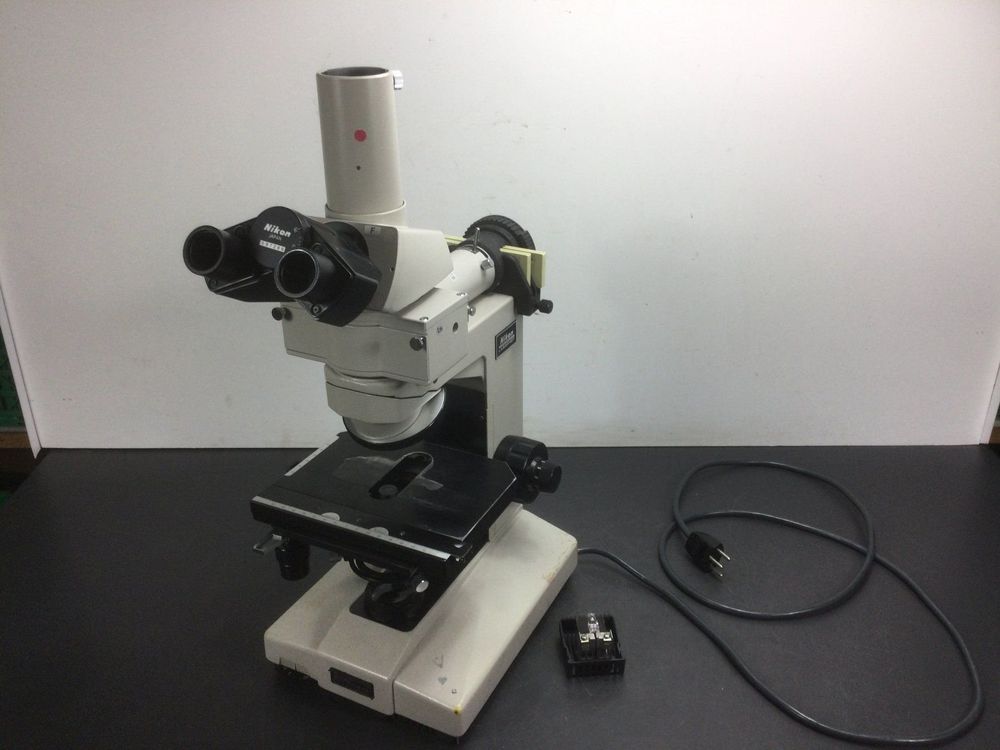 Nikon Labophot Fluoreszenz Mikroskop Trinocular f head dm510 (Defekt ...