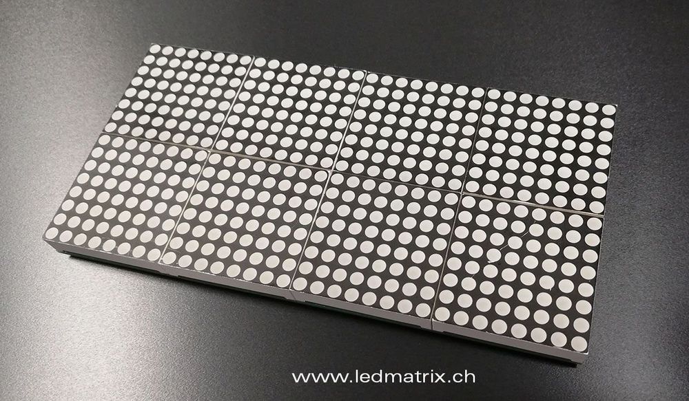 LED Dot Matrix Display 32x16 für Arduino, ESP8266, ESP32 (Neu (gemäss ...