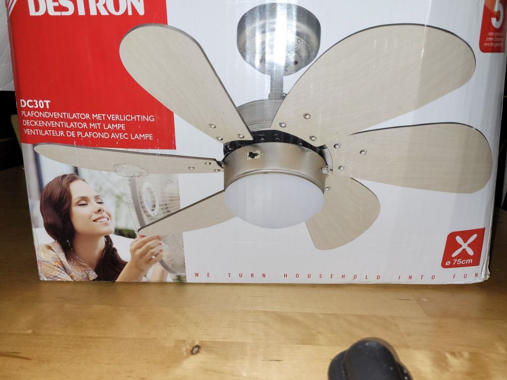 Ventilateur de plafond Bestron DC30T | Kaufen auf Ricardo