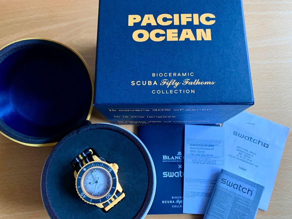 Swatch x Blancpain - PACIFIC OCEAN (Neu und originalverpackt) in ...