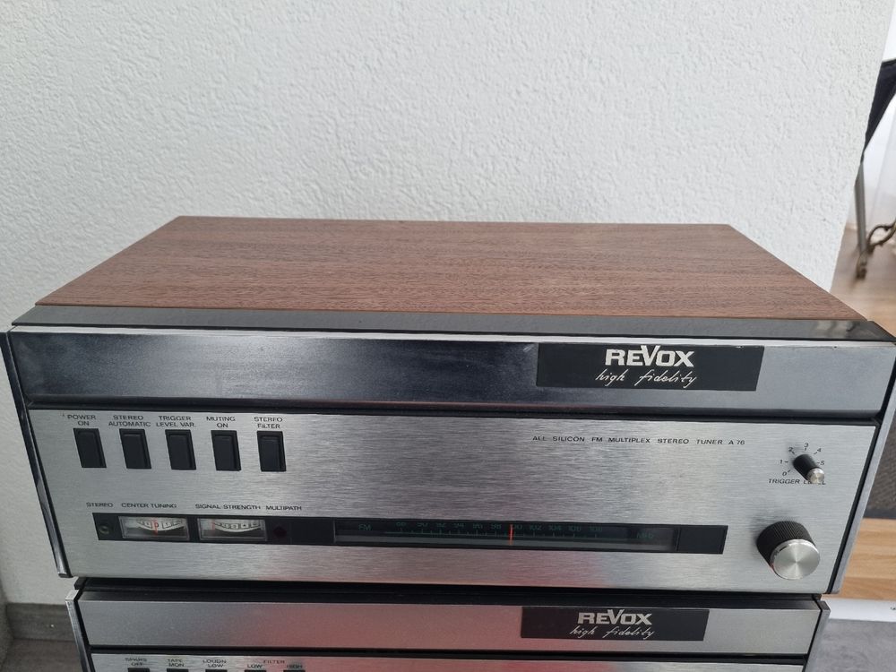 Revox A50 Verstärker und Revox A76 Tuner (Gebraucht) in Sargans für CHF 145 – nur Abholung auf ...