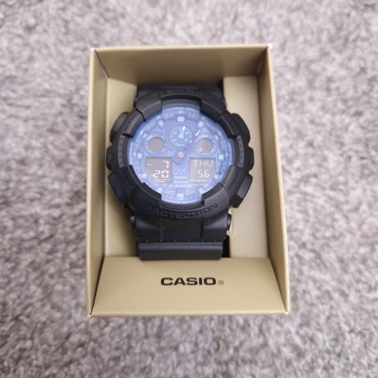 Casio G-Shock GA-100BP-1A Blue Paisley Special Edition (Gebraucht) in ...