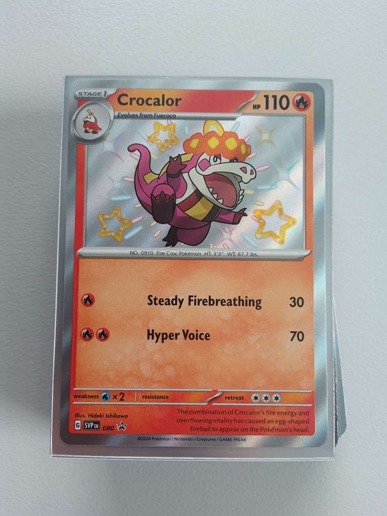 Crocalor Promo Shiny - Paldean Fates | Kaufen auf Ricardo