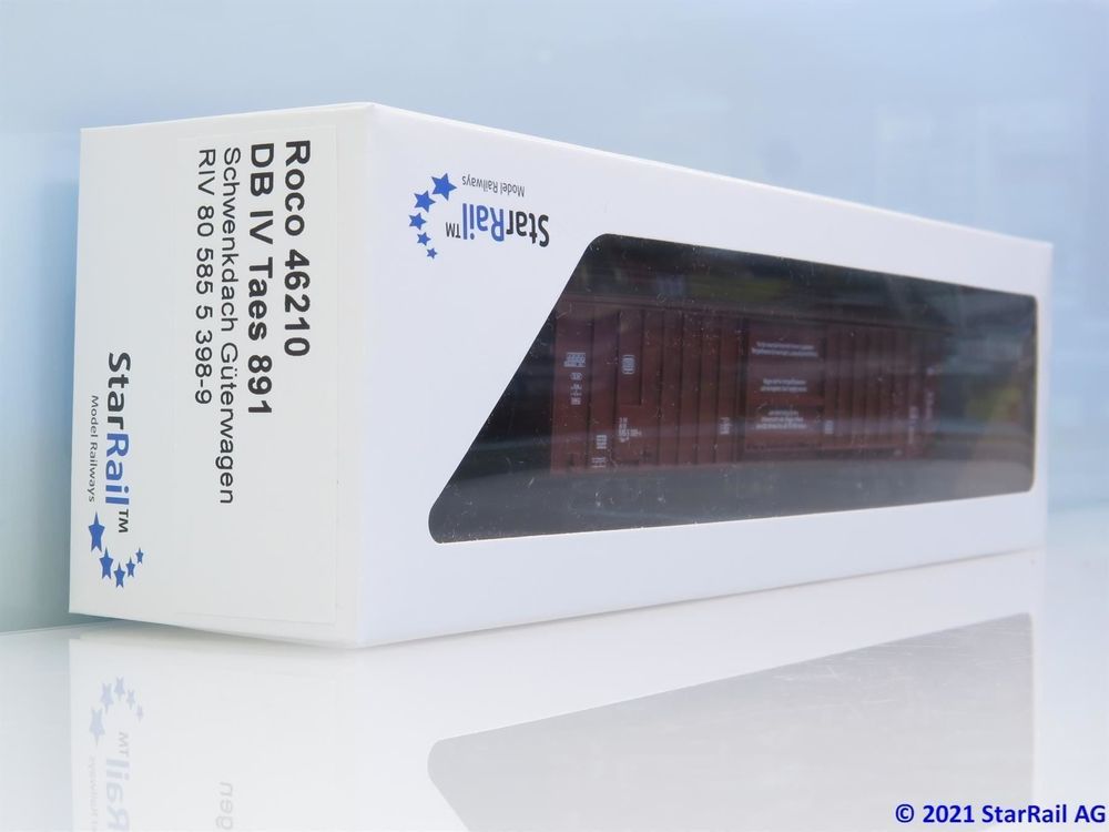 Roco 46210 DB Schwenkdach Güterwagen - DB Taes 891 Ep. V (Neu (gemäss ...