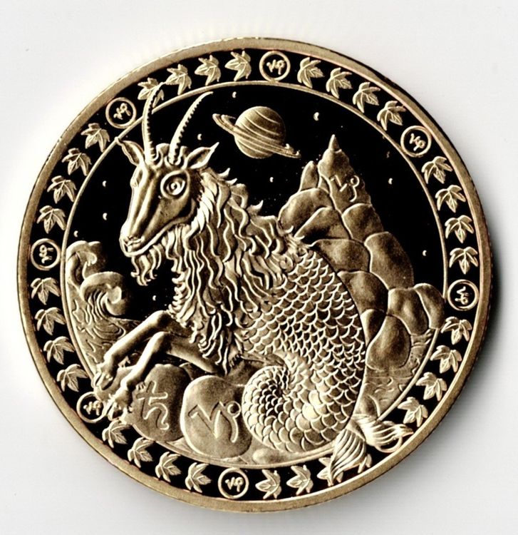 Widder_Sternzeichen_Goldig_Gedenkmedaille (Neu (gemäss Beschreibung ...