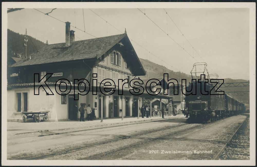 BE Zweisimmen - Bahnhof - Bahn (Neu (gemäss Beschreibung)) in ...